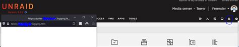 how to fix system logs for unraid behind reverse proxt r unraid