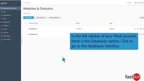 How To Remove A Database Username In Plesk Fastdot Wiredgorilla