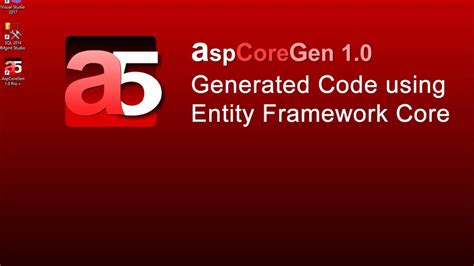 aspcoregen using entity framework core ef core asp core code generator youtube