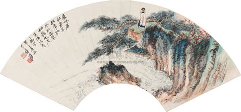 张大千 1941年作 观潮图 镜心第12期中国书画精品拍卖会北京保利拍品价格图片拍卖专场拍卖会预展拍卖会结果卓克拍卖频道