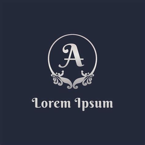 Premium Vector Luxury Decorative Circular Silver Frame With Elegant