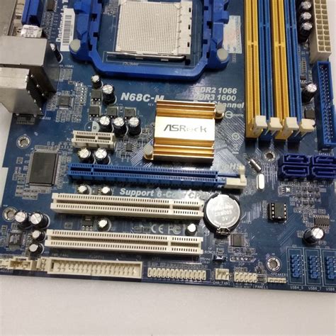 Placa Mãe Asrock N68c M S Ucc Amd Am2 Am3 Ddr2 Ddr3 N68 Ok Mercado Livre
