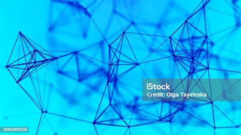 추상적 인 연결 배경 네트워크 개념 연결 점과 선의 패턴입니다 3차원 원자에 대한 스톡 사진 및 기타 이미지 원자 파도 패턴 모던 양식 Istock