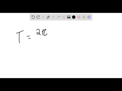 A Model Of A Spring Mass System Is X T X By Inspection Of The Differential Eq YouTube
