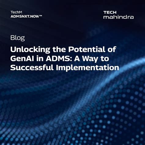 Genai Scaleatspeed Generativeai Adms Ai Automation Tech Mahindra