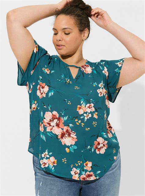 Plus Size Harper Flutter Sleeve Blouse Torrid