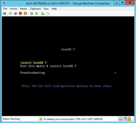 CentOS Minimal Installation On Hyper V Alexander C Hubbard