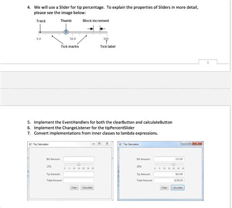 Solved Part I Event Handling In JavaFX Tip Calculator FX Chegg
