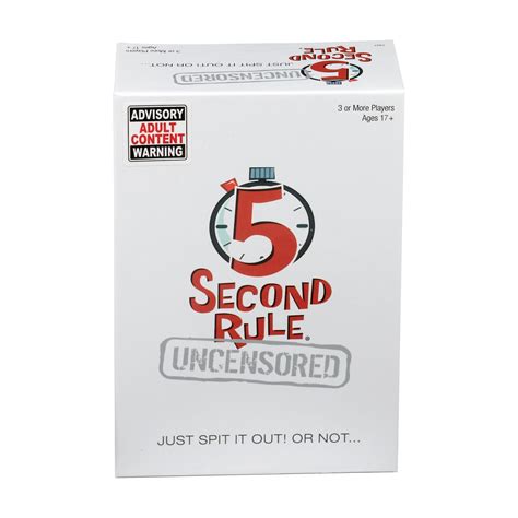 5 Second Rule Uncensored Game Adult Game Party Ubuy Kosovo