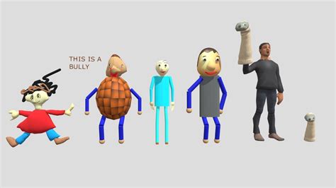 Additional Basics Characters Baldi Download Free 3d Model By Johnthe3dmodeler [ae38f52