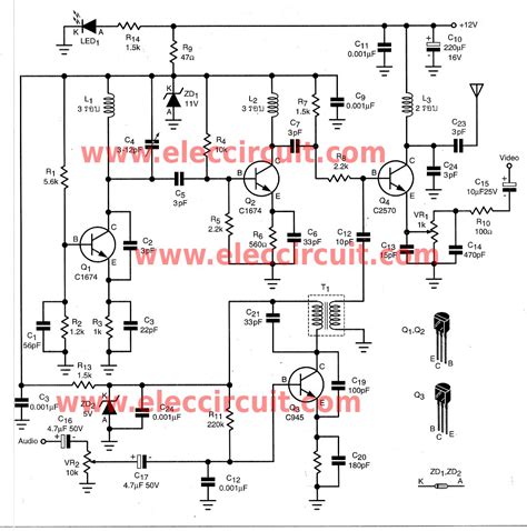 DIY The Wireless Video Audio Signal Sender Circuit Under Repository Circuits Next Gr