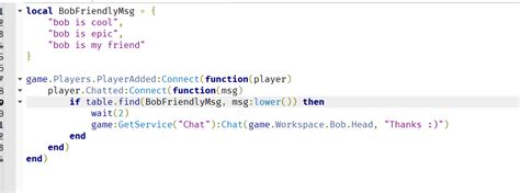 Chatted Event Help Scripting Support Developer Forum Roblox