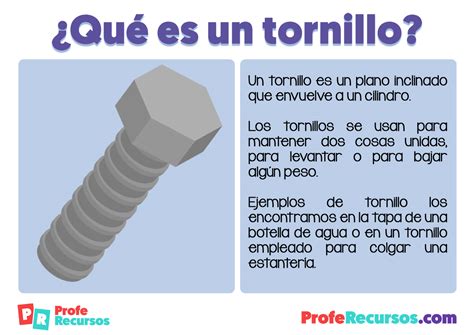 Qué Es Un Tornillo