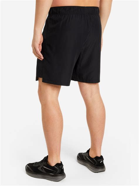 Шорты мужские Demix Baseline Running арт 123898 чёрный цвет — купить за 909 руб со скидкой 30