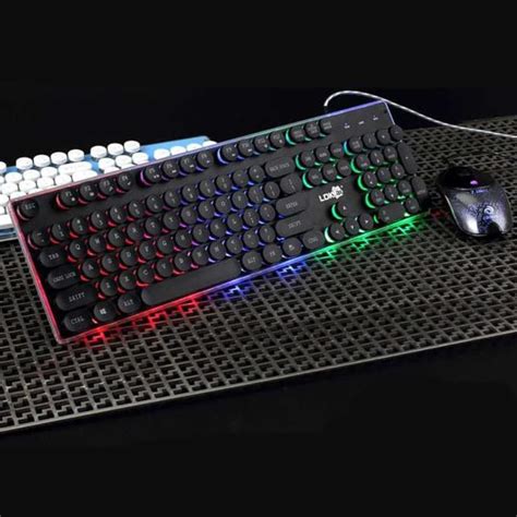 Jual Paket Murah Gaming Keyboard Retro Punk Semi Mechanical Mouse Ldkai Shopee Indonesia
