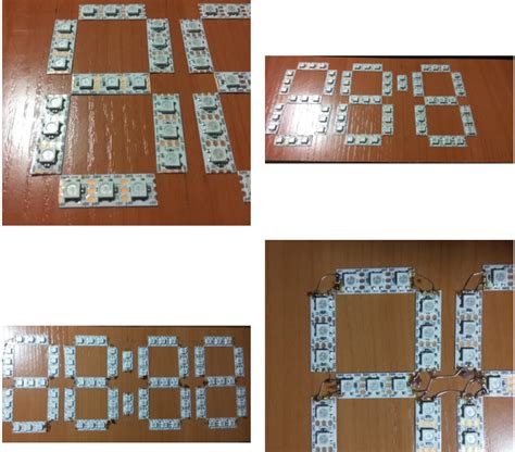 Часы на адресной светодиодной ленте Ws2812b Arduino2 110923 03