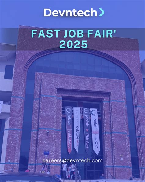 🌟 Devntech At Fast Nuces Lahore Job Fair 2025 Devntech