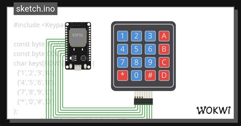 Keypad O Wokwi Esp32 Stm32 Arduino Simulator Keypad O Wokwi Esp32 Stm32 Arduino Simulator