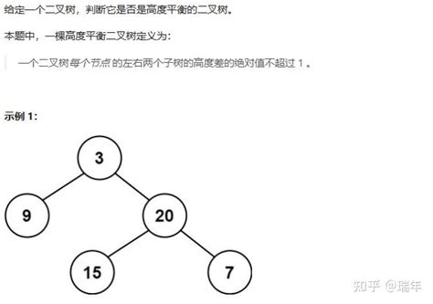 Leet110题 高度平衡二叉树 知乎
