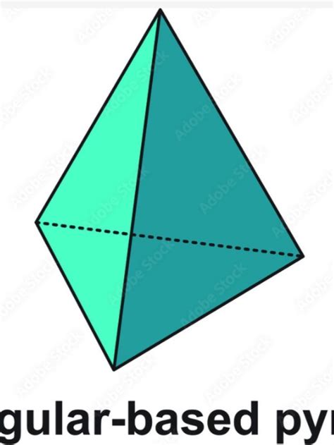 Abstract Triangular Based Pyramid