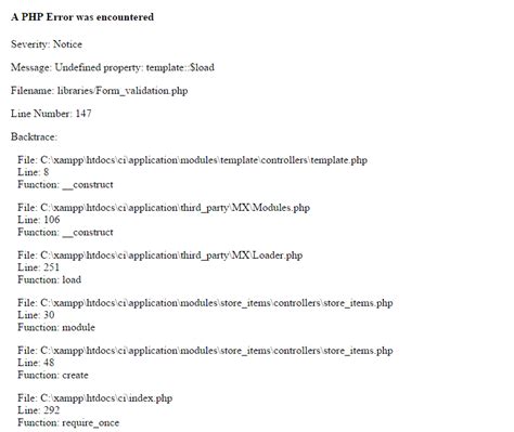 Php Form Validation Codeigniter Error Stack Overflow