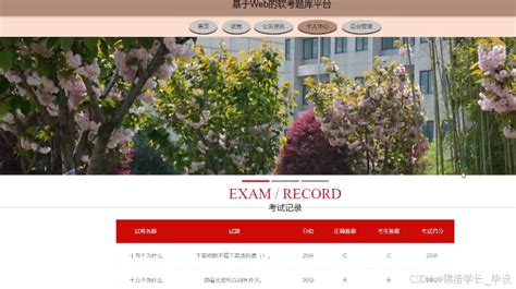基于nodejs vue基于web的软考题库平台[开题 源码 程序 论文]计算机毕业设计 csdn博客