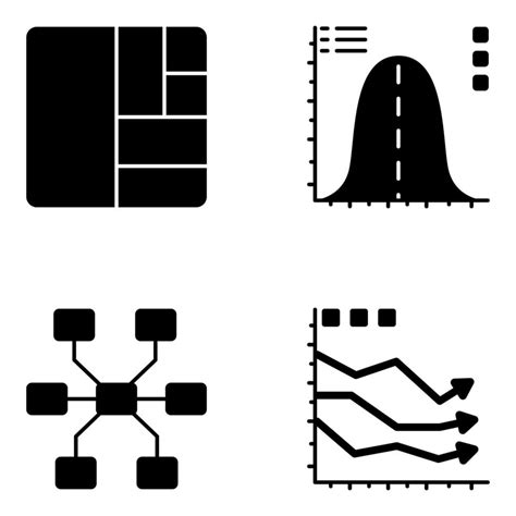 Pack Of Graphs Flat Icons 13977569 Vector Art At Vecteezy