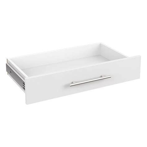 Closetmaid Style 5 In H X 25 In W White Melamine Modern Drawer Kit
