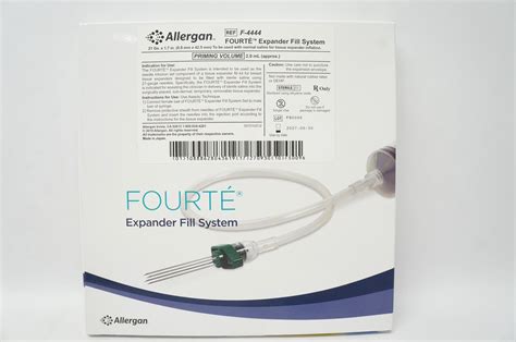 Allergan F 4444 Fourte Expander Fill System 21 Ga X 17 Inch Priming