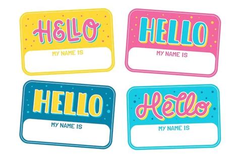 Hello My Name Is Sticker Pack