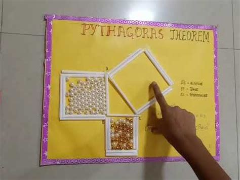 Pythagoras Theorem Working Model YouTube Math Geometry Projects