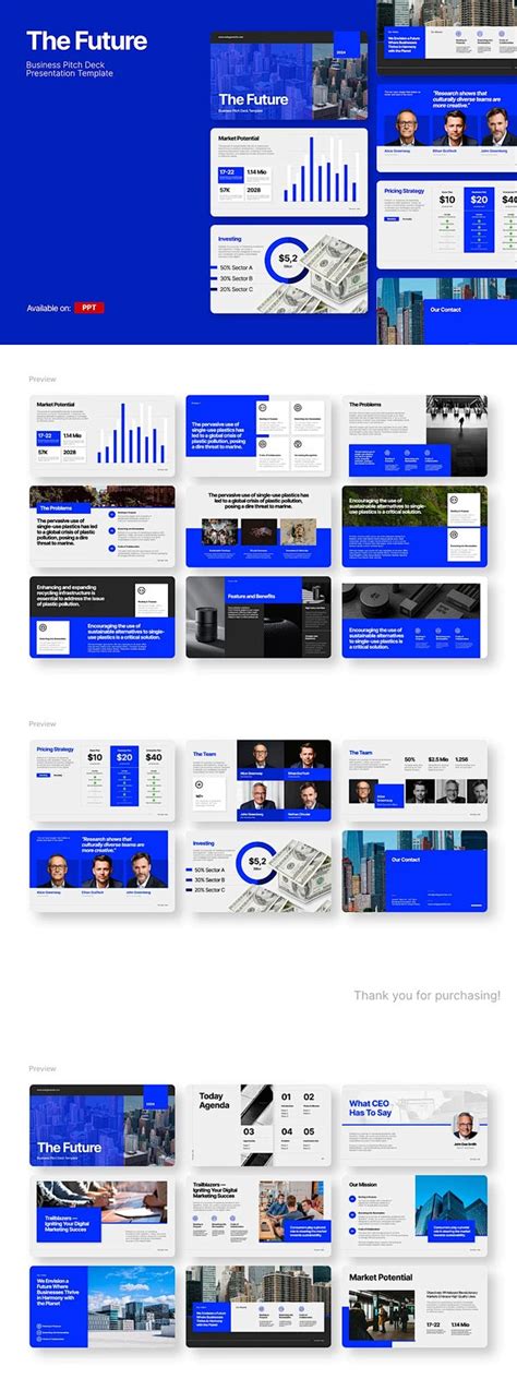 未来商业宣传ppt模版 Pptx 花瓣网