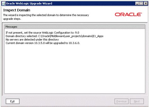 Upgrading To Weblogic Server 10360