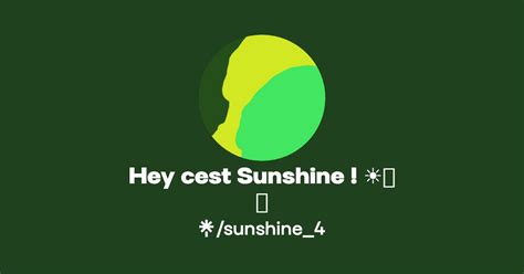 Hey Cest Sunshine ☀️🦋🌻 Linktree