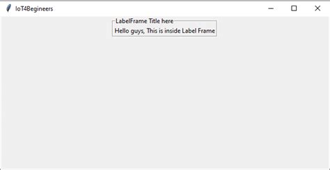 Layout Management Using Python Tkinter Iotedu