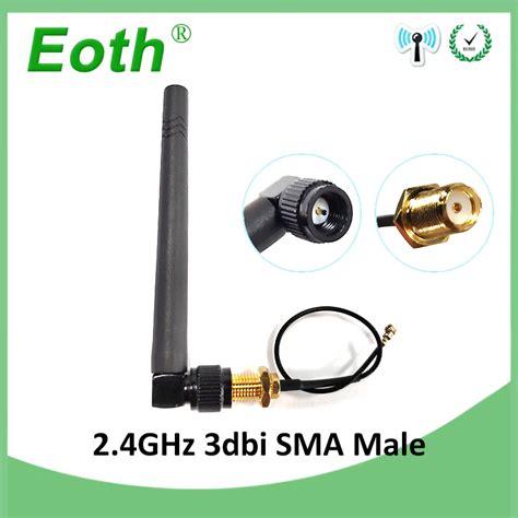 2 4ghz Antenna 3dbi Sma Male 2 4g Wifi Antenna Aerials 2 4 Ghz Antenne