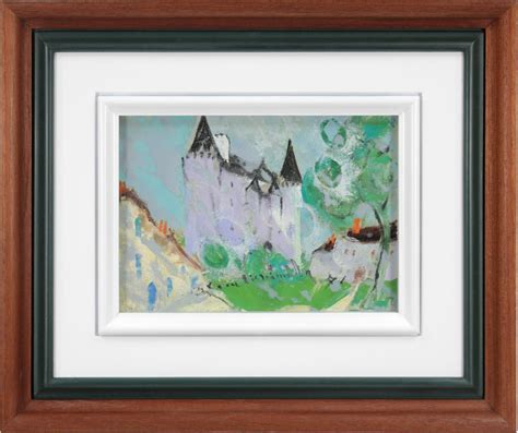 西村計雄 油絵油彩画ロアールの城 絵画 メルカリ