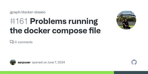 Problems Running The Docker Compose File Issue 161 Jgraph Docker