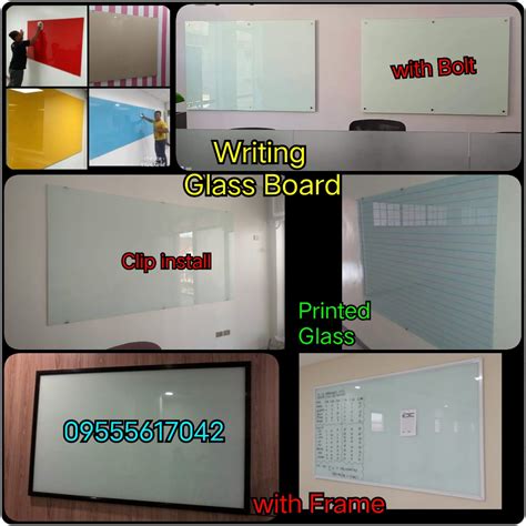Writing Glass Board Glass Rolling Board Furniture And Home Living Office Furniture And Fixtures