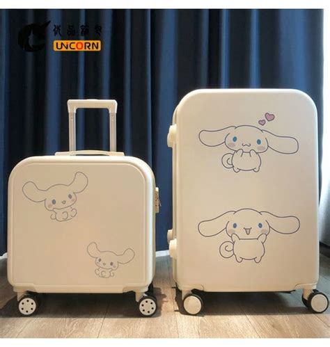마이멜로디 쿠로미 시나모롤 기내용 캐리어 여 학생용 암호 고얀도 스몰 여행함 티몬