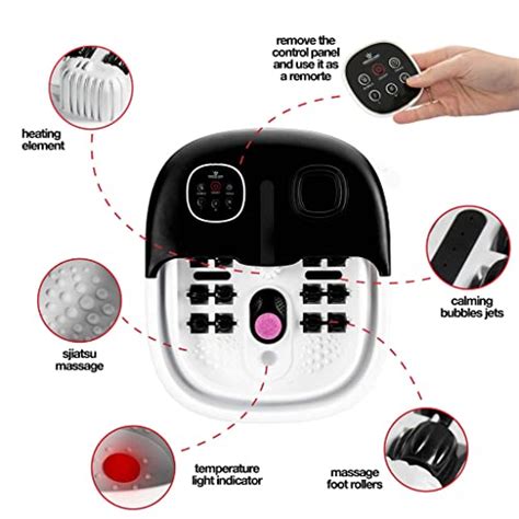 Medical King Foot Spa With Heat And Massage And Jets Includes A Remote Control A Pumice Stone