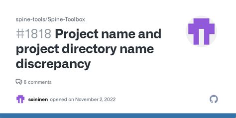 Project Name And Project Directory Name Discrepancy · Issue 1818