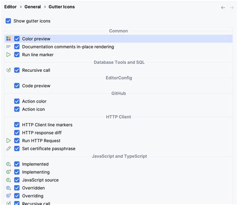 Editor Gutter PhpStorm Documentation