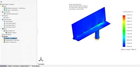 How To Use Solidworks Flow Simulation Results In A Static Stress Analysis Ime Technology Sdn Bhd