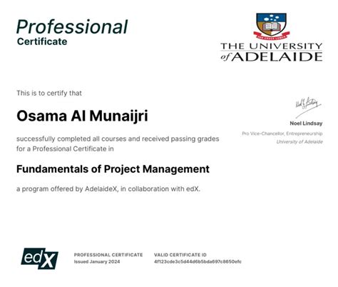 Im Happy To Share That Ive Obtained A New Certification Edx Verified… Osama Al Munaijri