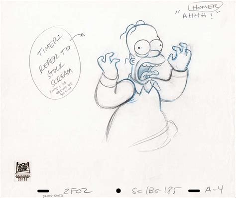 Comic Mint Animation Art The Simpsons Sideshow Bob Roberts 1994