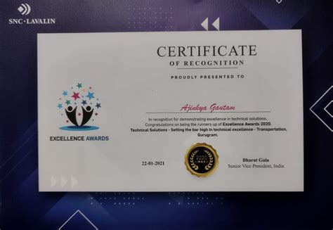 Ajinkya Gautam Mciht On Linkedin Im Glad To Share That I Have Received Certificate Of