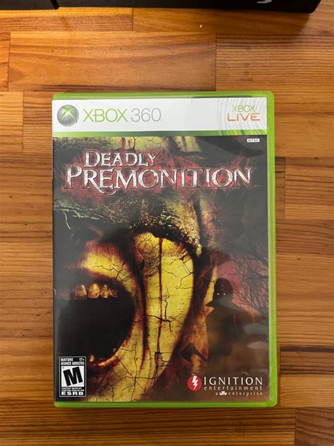 Deadly Premonition Item Box And Manual Xbox 360