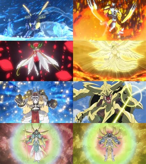 The Mega Forms Of The Eight Adventure Digimon By Advanceshipper2021 On