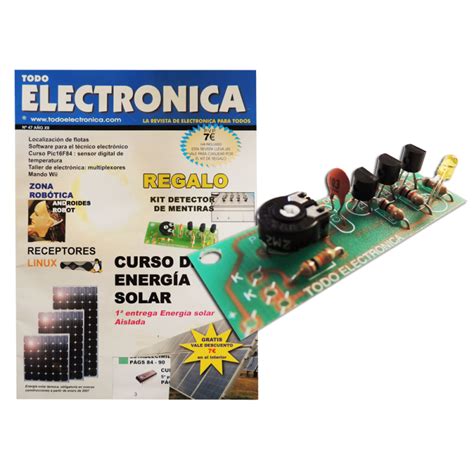 Kit Electrónico Para Montar Detector De Mentiras Revista Todoelectronica
